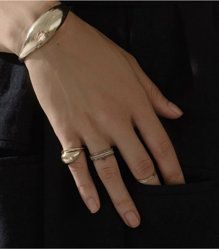 gray iris ring | handmade in nyc | blanca monrós gómez