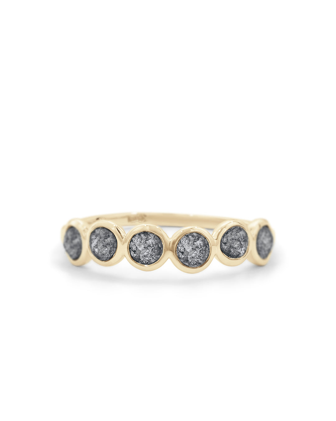 gray diamond bezel band | handmade in nyc | blanca monrós gómez