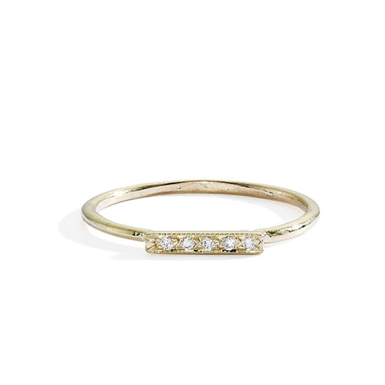 dainty stacking ring | handmade in brooklyn | blanca monrós gómez